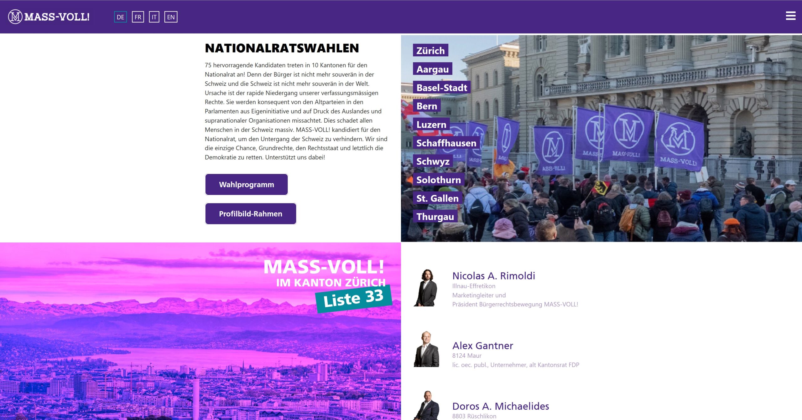 National Council Elections - MASS-VOLL!